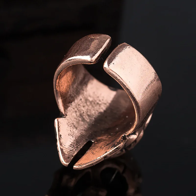 Gladiator Jewelry Spartan Helmet Rings - Fashionable & Durable