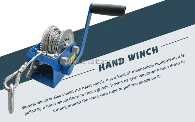 2500lbs Boat Motors Manual Hand Capstan Slipway Winch - Buy Slipway ...