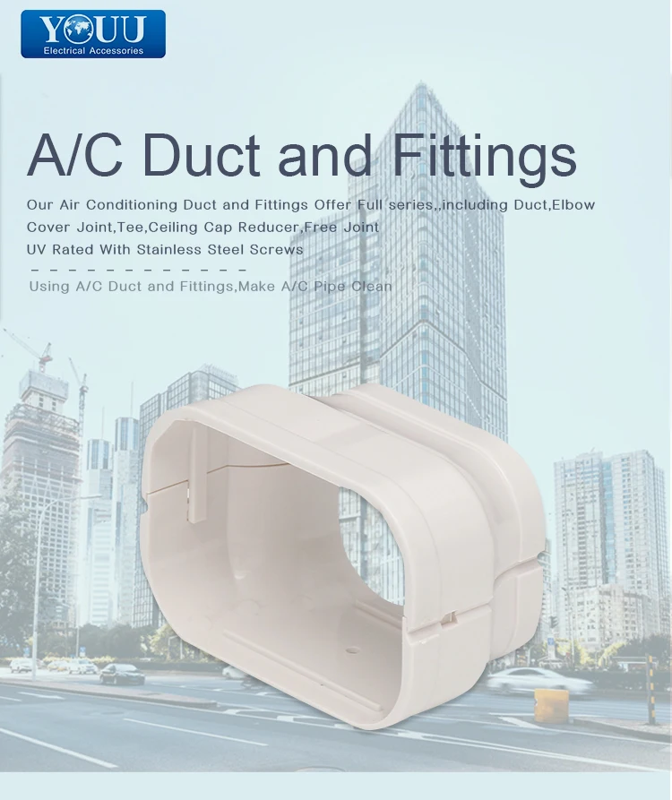 Youu 80mm End Cover Ac80ec End Cover Air Conduit Duct Fitting - Buy ...