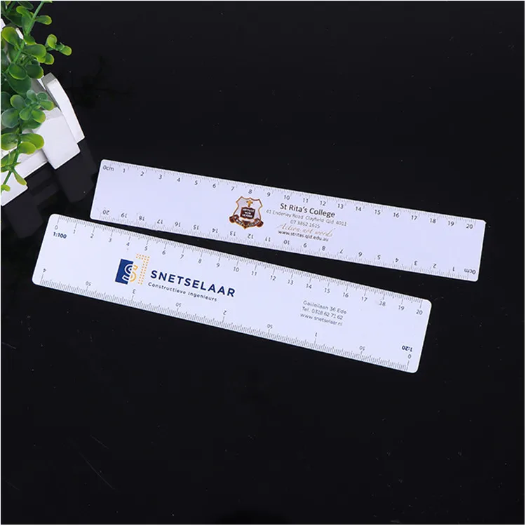 Promotional Ruler Custom Logo Kid Printed Gift Safe Plastic Ruler For ...