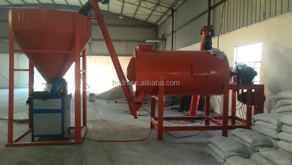 3-4t/h Cement Sand Mortar Mixer Plant Small Dry Powder Mortar Mixer ...