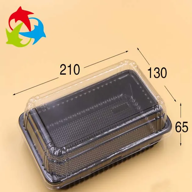 Custom Disposable Cake Rectangular Plastic Container For Clear Plastic ...