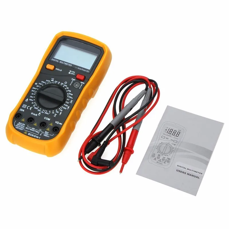 Testing Transistors Digital Multimeter With Capacitance Measurement ...