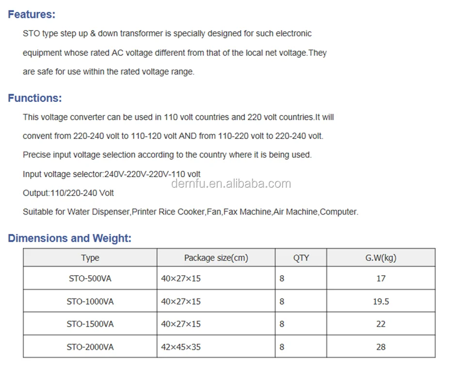 Sto Power Transformer,Input 220v-240v,50-60hz,Output Voltage 100-120v ...