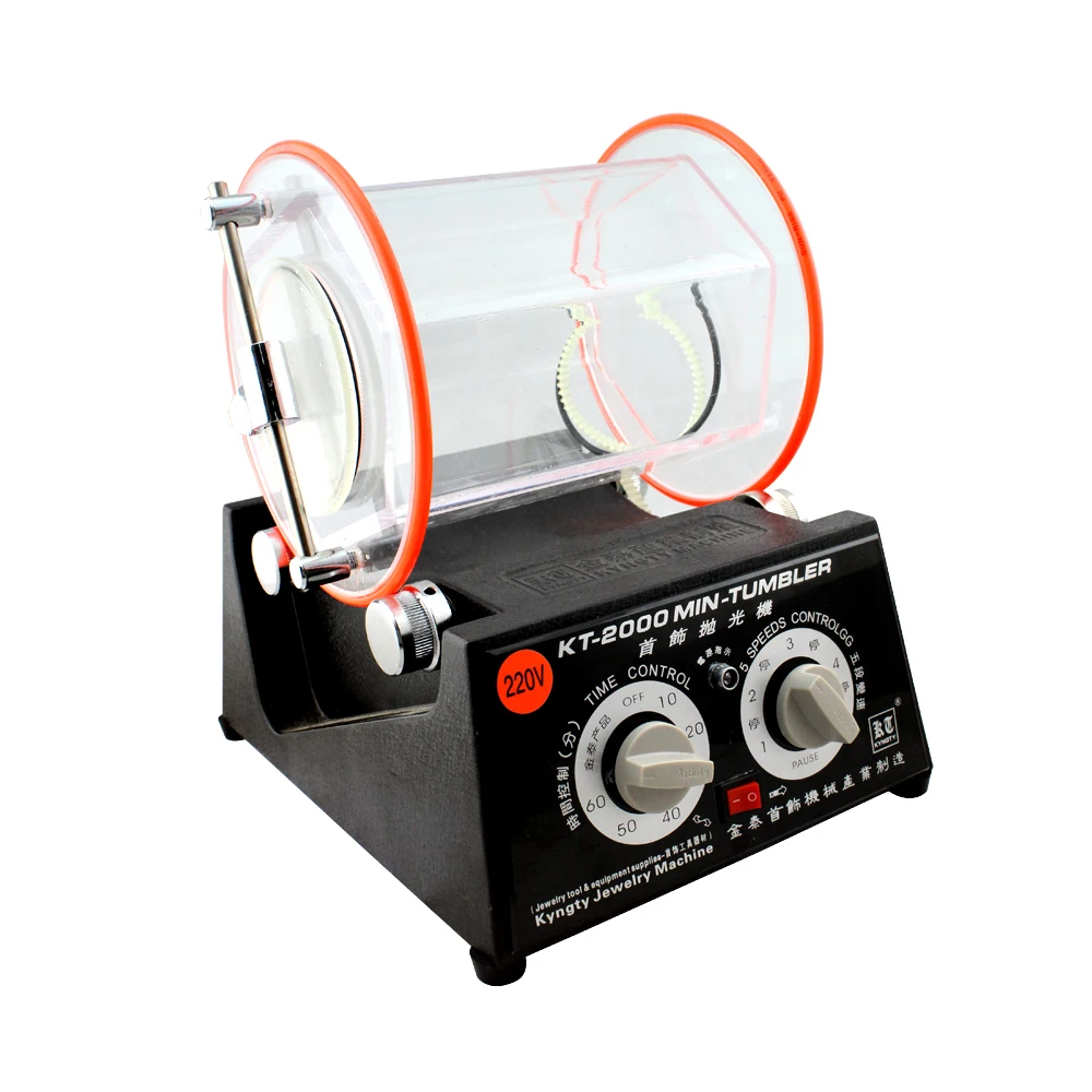 220v Jewelry Machine Tools Mini Rotary Tumbler Kt2000 Rotary Tumbler ...