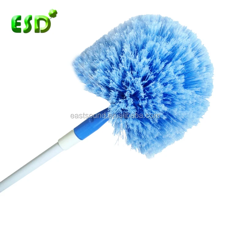 Esd Plastic Cobweb Ceiling Broom And Brush With Telescopic Handle - Buy ...