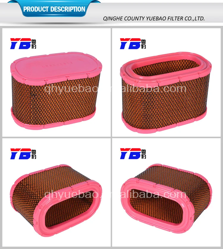 High Efficiency Truck Air Intake Filter 110923009 For Japanese Car Jmc ...