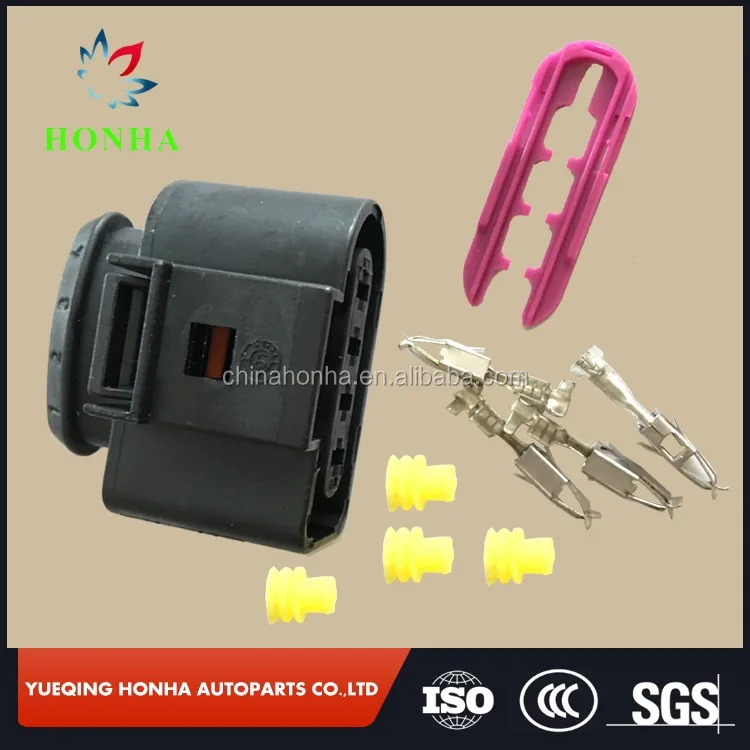 4 Way Female 4B0973724 Auto Car Ignition Coil Connector Plug Repair Kit ...