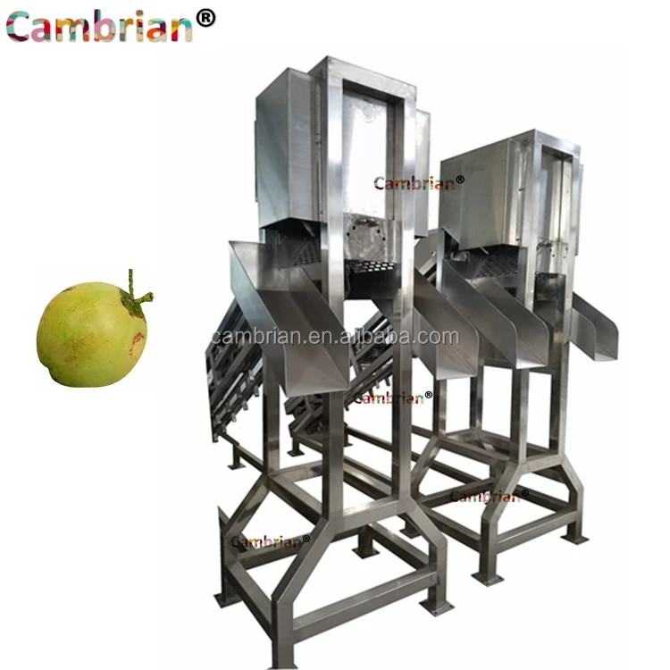 Stainless Steel Coconut Cutting Into Half Water Extractor Machine ...