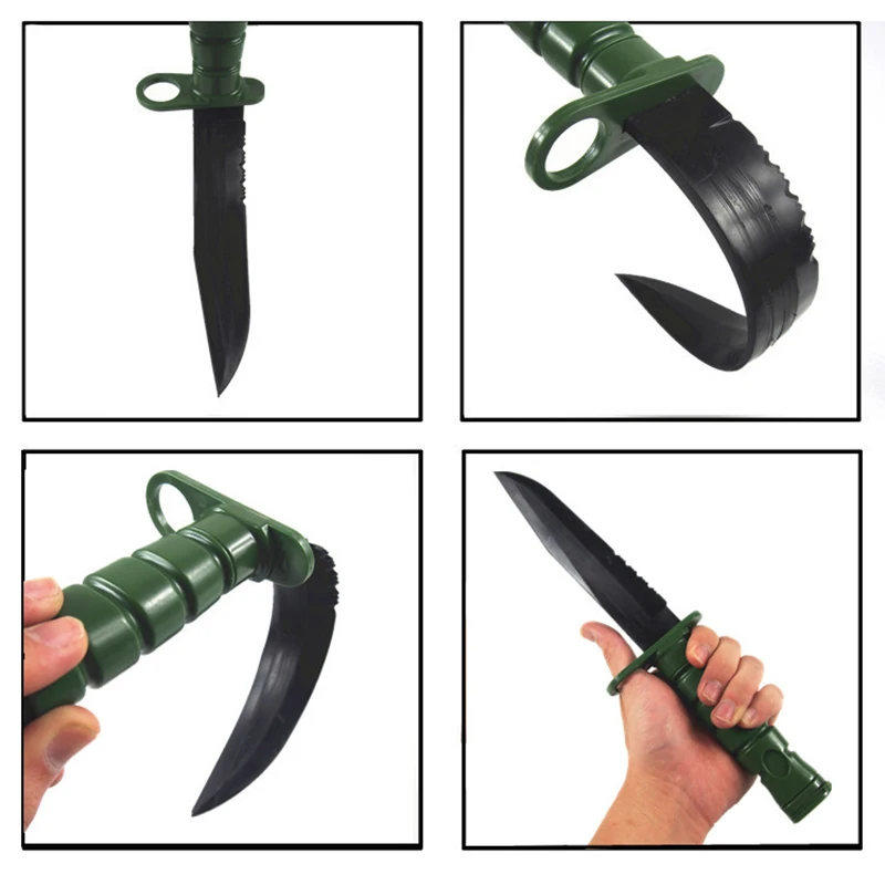 M10 Factory Price Rubber Sword Toy Tactical Military Knife With Plastic ...