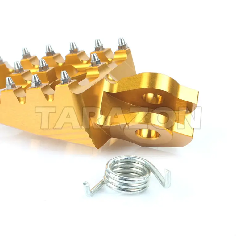 CNC Billet Titanium Wide Foot Pegs Footrest Foot Peg for RMZ250 RMZ450 ...