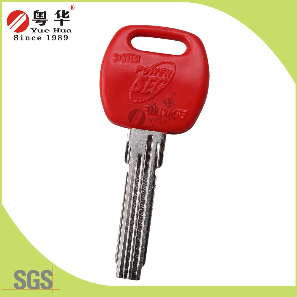 Custom Red Plastic Rubber Head Brass Blade Kale Key Blanks For Kale ...