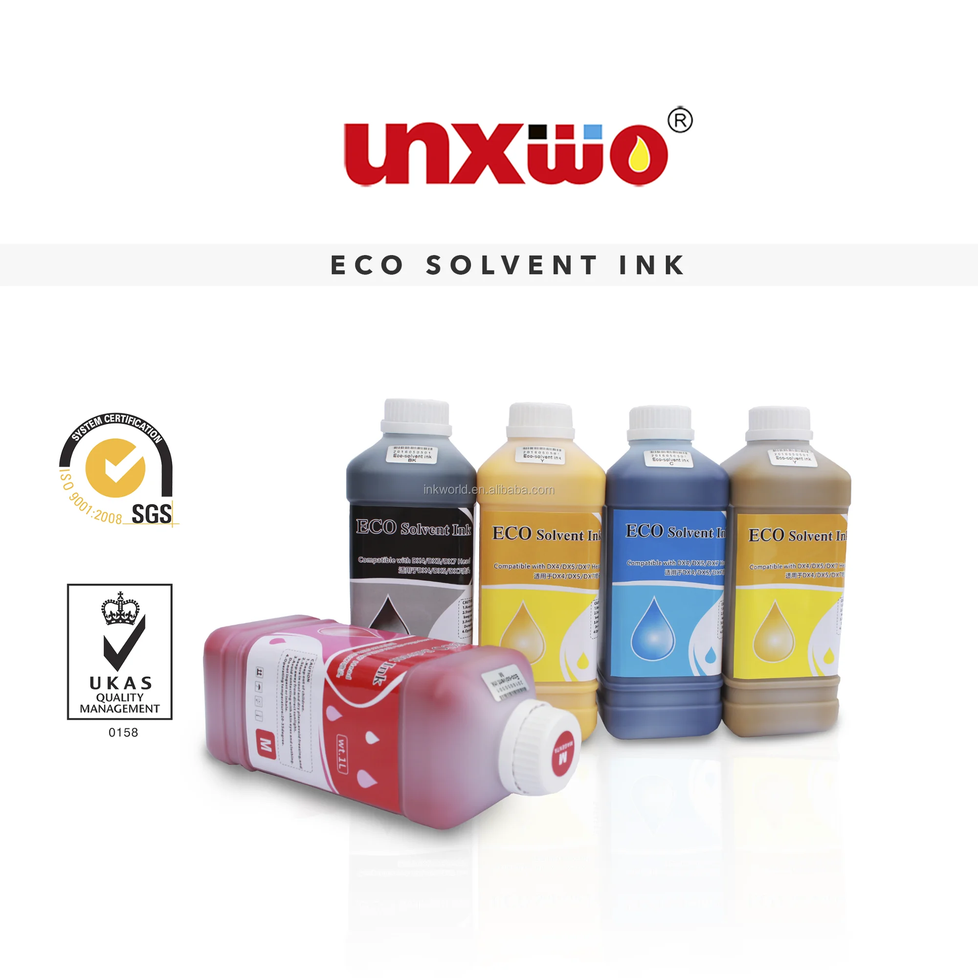 Eco Solvent Ink For Epson Xp600 /xp800 Printer And Epson Dx5 /dx7 ...
