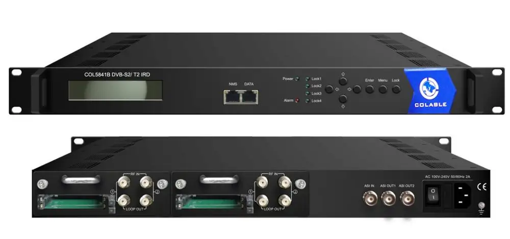 New Professional Satellite Receiver Ird 2dvb-s2 2dvb-tt To Ip ...