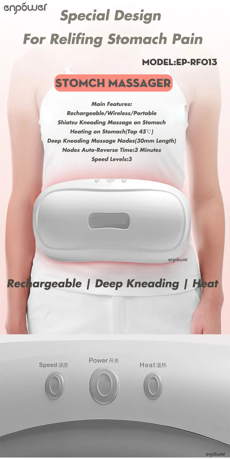 Rechargeable Wireless Electric Healthcare Vibration Massage Belt ...