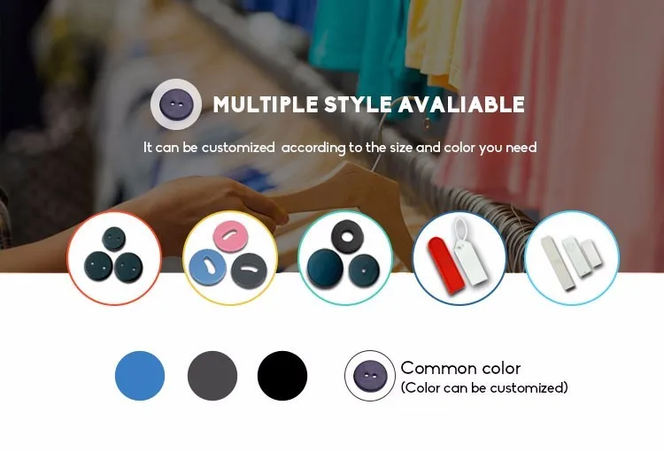 RFID Button Tags - Programmable, Waterproof, and Durable