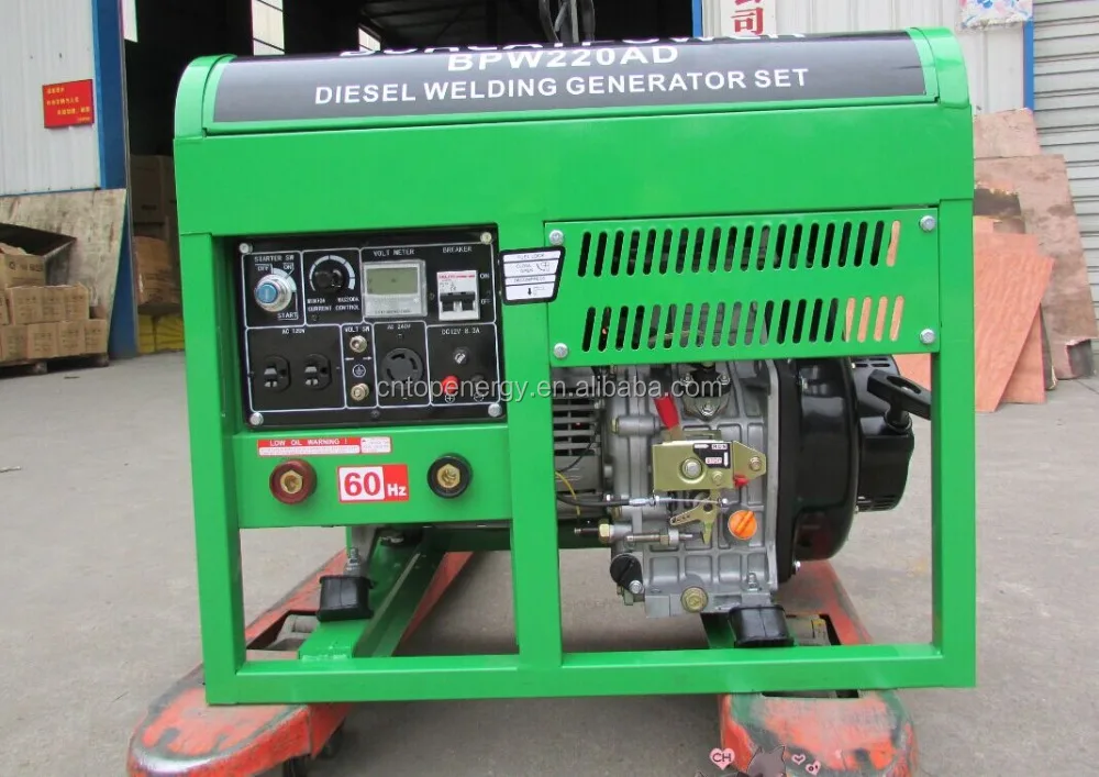 Portable Small 5000w Water Cooled Diesel Generator,Open Type Super ...