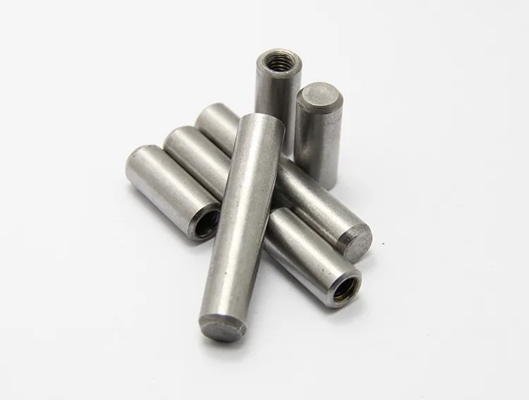 M4 - M42 Alloy Steel Parallel Pins with Internal Thread