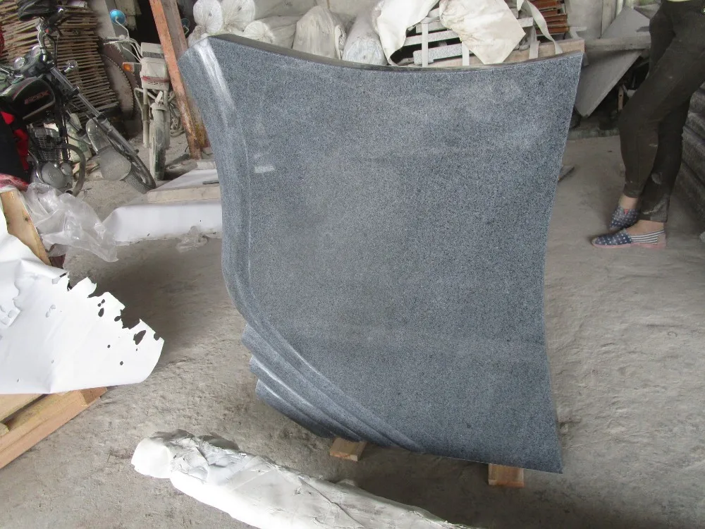 European Dark Grey Granite Grave Headstone and Tombstones Prices