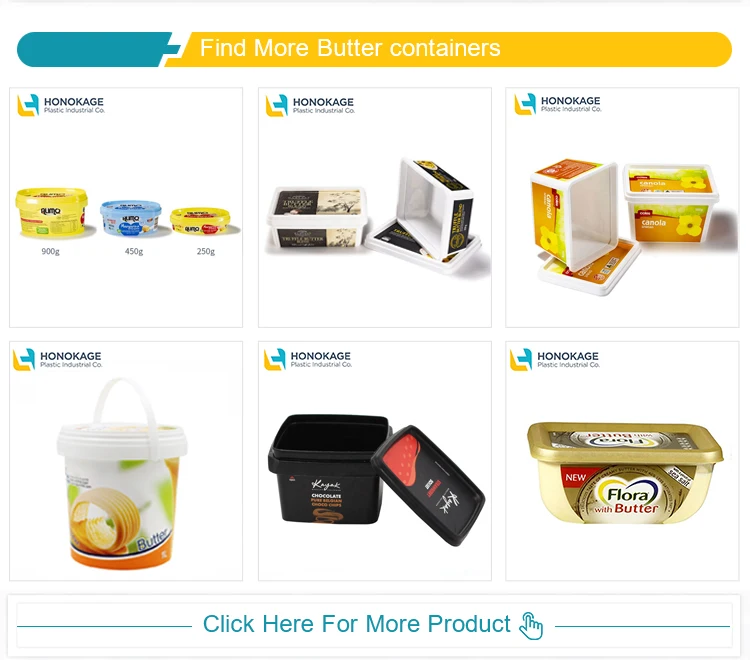 45oz Disposable Butter Packing - Clear PP Container