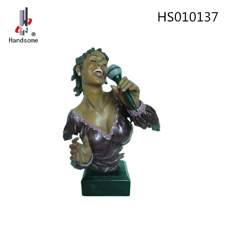 20 Inch Resin Black Band Musician Statues Jazz Figurines