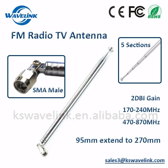 Best Vhf Antenna Types For Fm Antenna Radio Indoor Rod Fm Radio Antenna ...