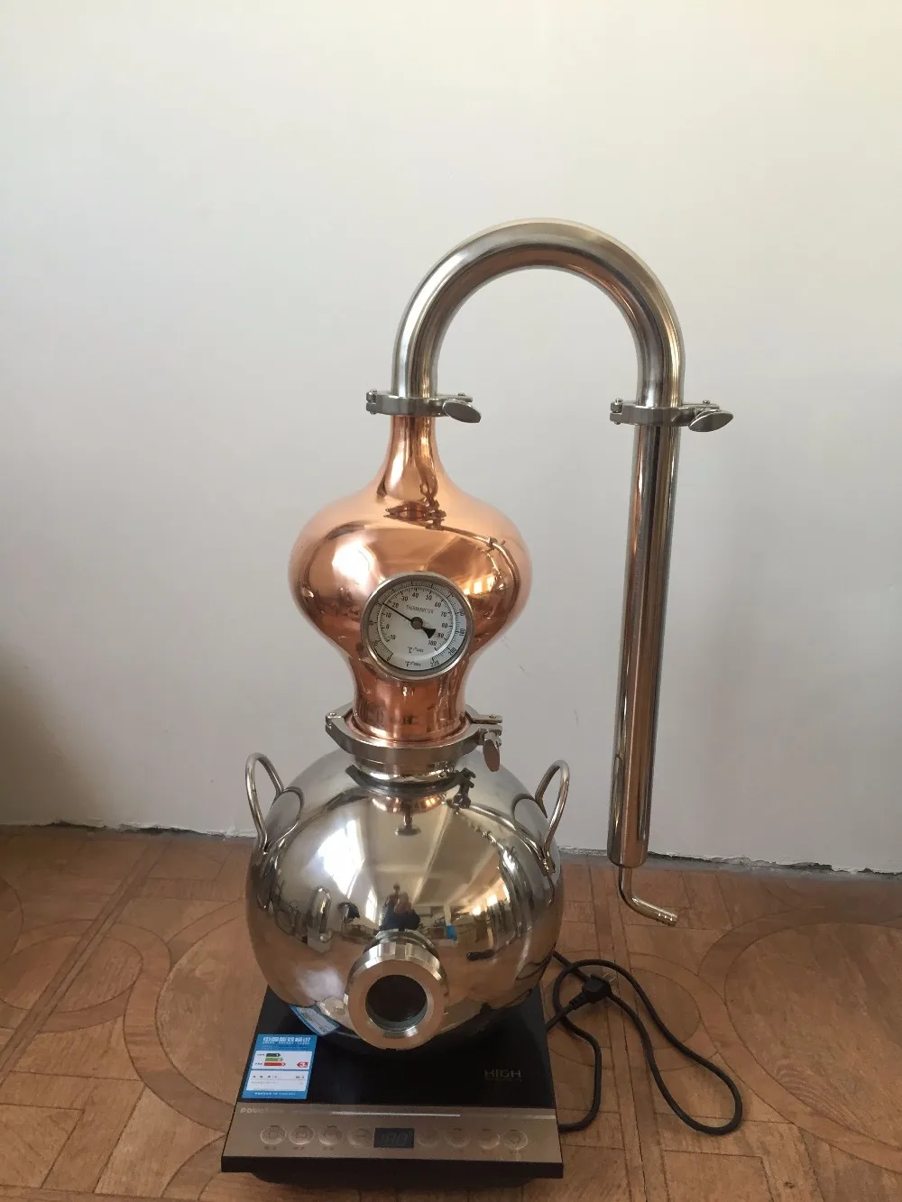 Copper Kettle for Home Still - Top of Still - 3 Month Warranty