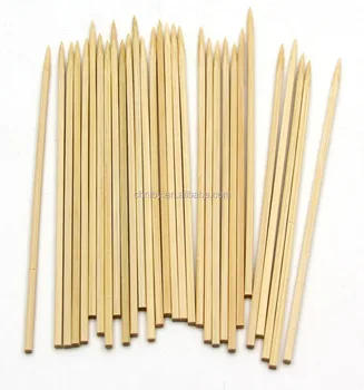 200 Pcs 6 Inch 15 Cm Square Bamboo Stick & Bamboo Square Skewer - Buy ...