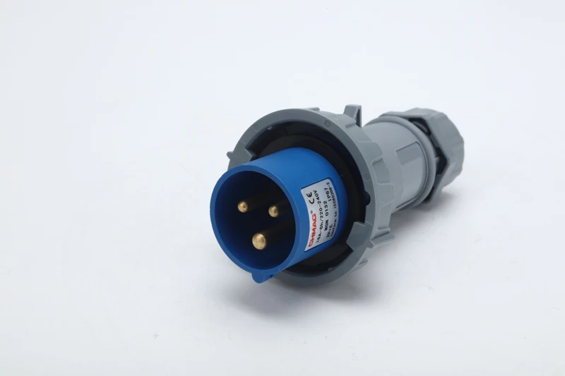 New Type Waterproof 3 Phase Industrial Plugs And Sockets Ieccee 2p+e ...