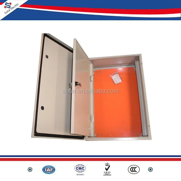 Sheet Steel Cabinets 400x300x200 Mm With Door Ip66 Incl. Chassis Plate ...