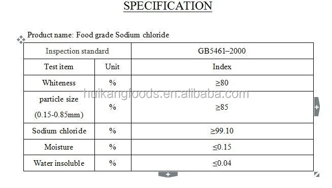 Refined Salt 50kg/bag 25kg/bag| Alibaba.com
