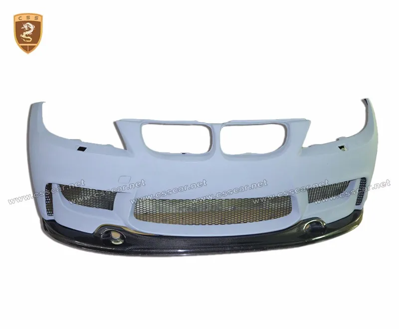 Front Bumper For Bmw E90 1m-style Carbon Fiber Pu Material Body Kit ...