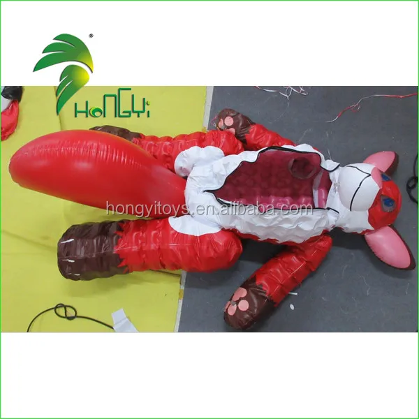 Customized Inflatable Animals Costume,Inflatable Fox Suit With Double ...
