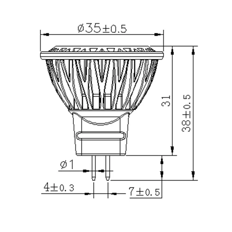 2W MR11 LED Spot Light - Efficient Lighting Solutions