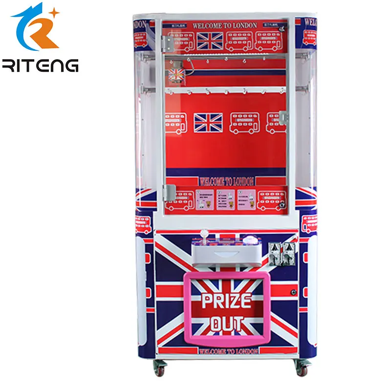 Riteng Hottest Coin Operated Key Master Claw Crane Vending Machines For ...