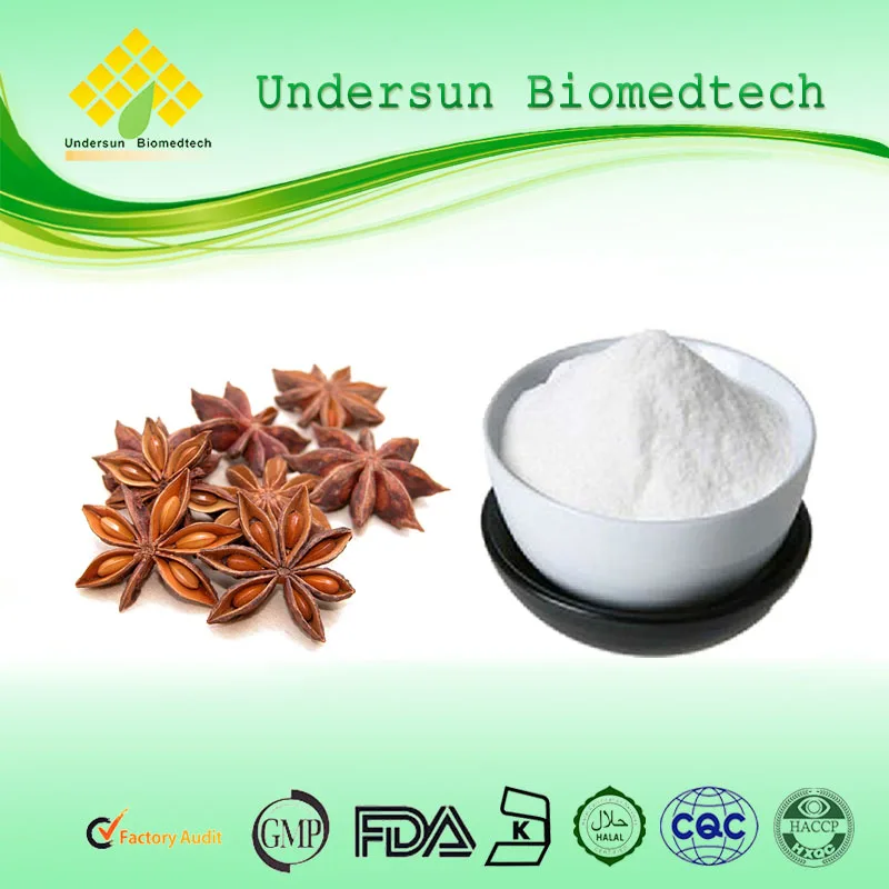 Shikimic Acid 98%-99% (by Hplc) (manufacturer) - Buy Shikimic Acid 98% ...