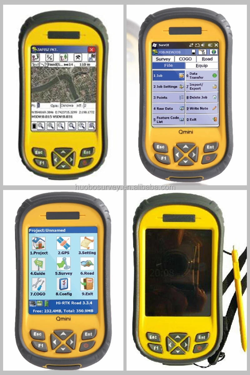 GPS RTK GNSS 20 Channels Data Receiver - Handheld Qmini M Series