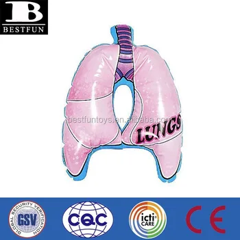 Custom Made Promotional Inflatable Lungs Plastic Portable Lungs Body ...