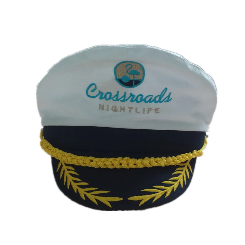Custom Promotional Personalized Embroidery Logo Captain Hat