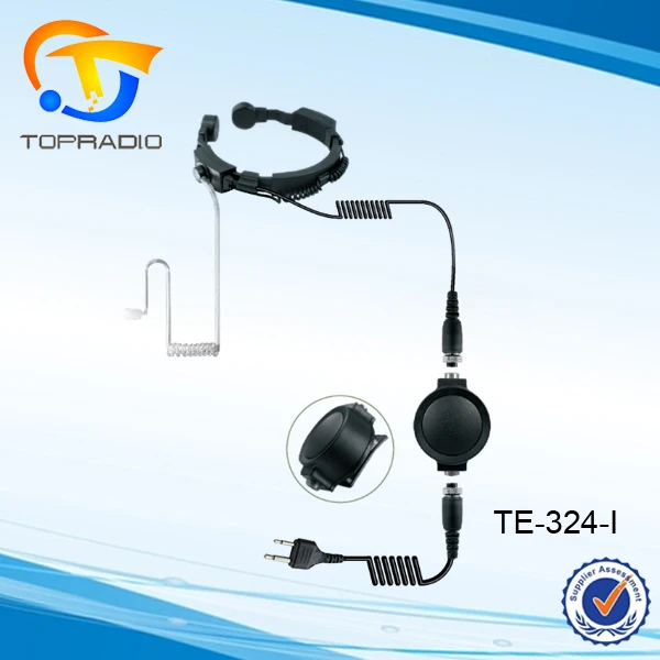Handy Walkie Talkie Throat Mic Handset Earpiece For Gme Electrophone ...