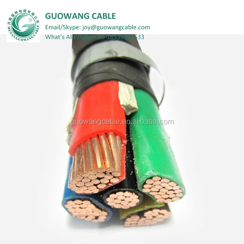 Yjv 3x185+2x95 Different Types Of Cables Low Voltage Xlpe 0.6-11kv 3+2 ...