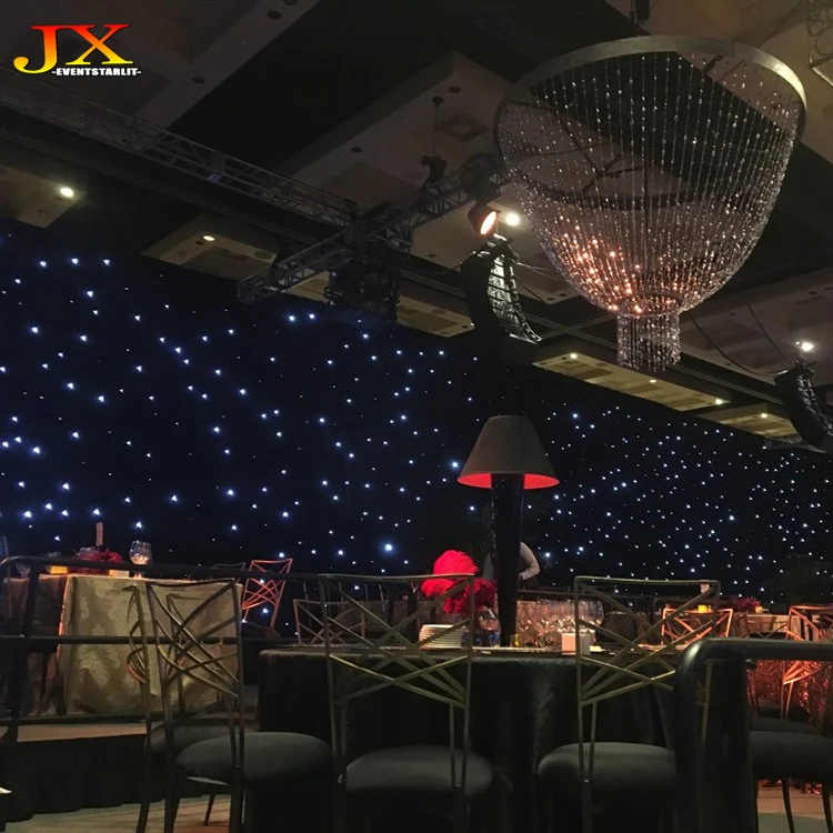 Background Stage Flexible Foldable Led Star Curtain Rgb Dmx Starry Sky ...