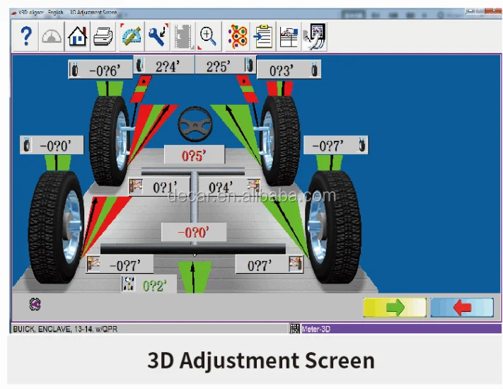 John Bean Software 3D máquina de alineación con doble pantalla LCD para ...