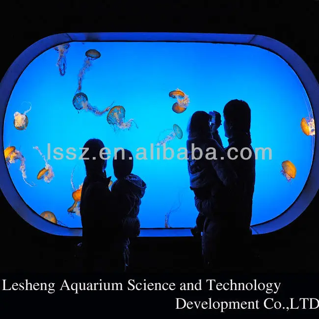Custom 500L Large Round Acrylic Fish Tank Aquarium - Eco-Friendly ...