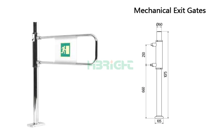 Supermarket Rotogate Turnstile Automatic Door For Supermarket - Buy ...