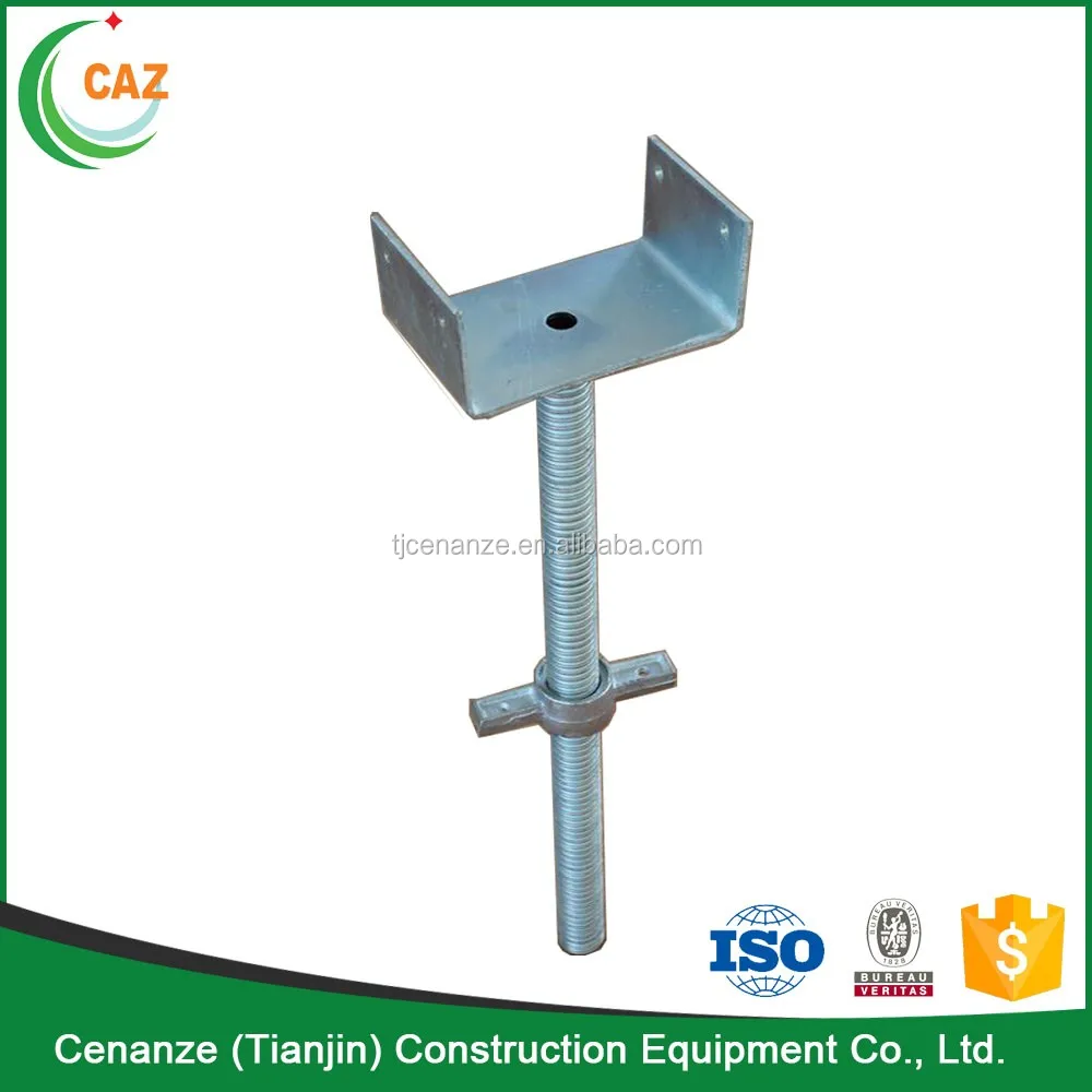 Scaffolding Round Steel U Head Jack For Formwork - Buy Scaffolding Jack ...