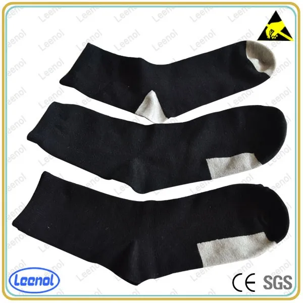 Ln-7120 Cleanroom Conductive Fiber Esd Socks - Buy Esd Socks,Conductive ...