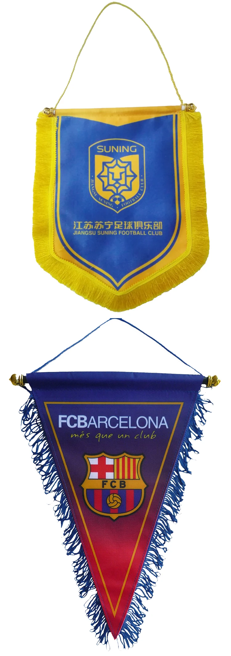 Custom Game Sports Club Team Hanging Banners Pennants - Buy Hanging ...