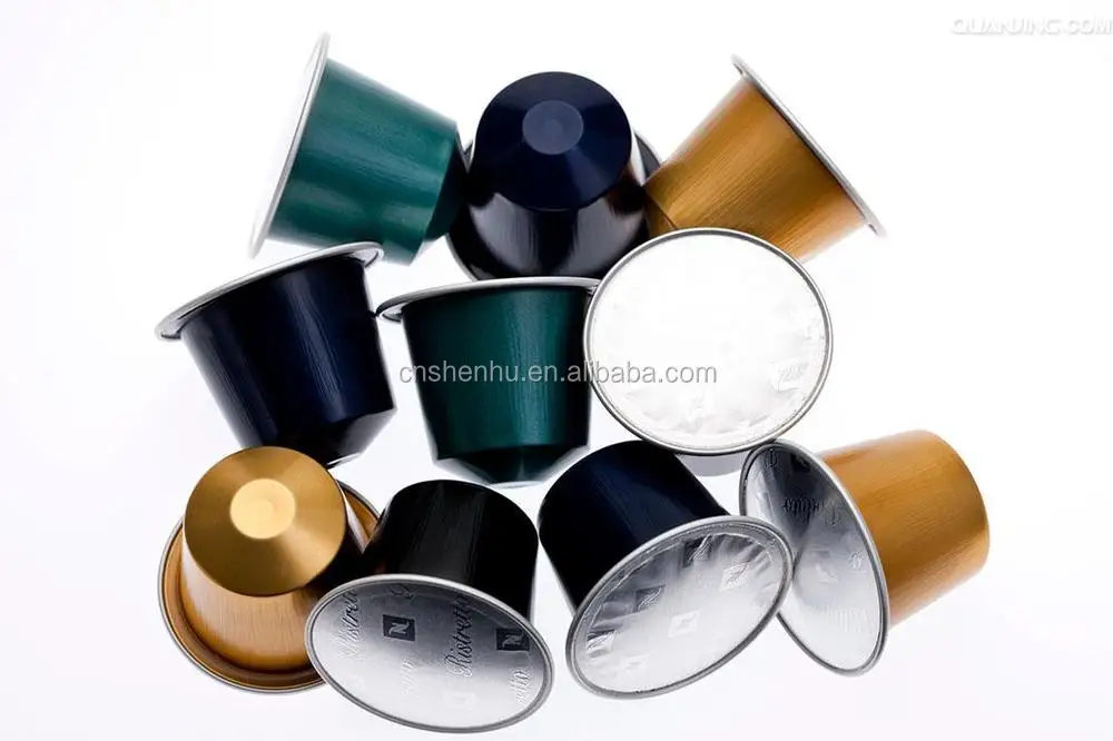 Empty Aluminum Material Coffee Capsules/empty Nespresso Capsules/ 37mm ...