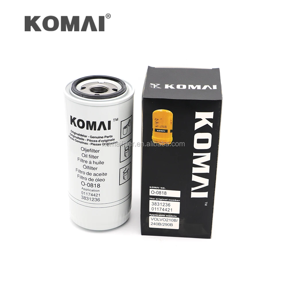 Komai Oil Filter Cartridge 3831236 for Volvo Wheel Loaders